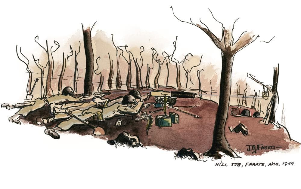Remembering World War II Through Watercolor | Here & Now