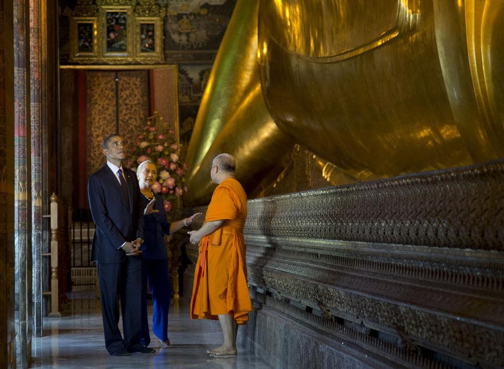 Obama Gets Taste Of Thailand At Buddhist Temple | WBUR News