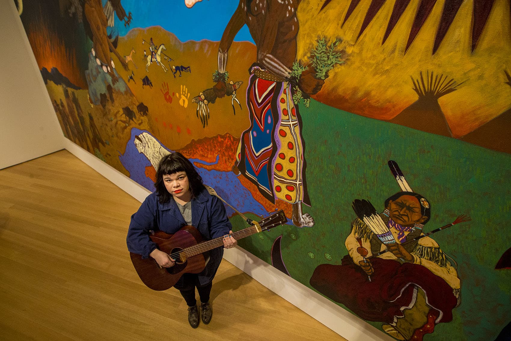 A 'Reclamation Of America As Indigenous Country,' T.C. Cannon's ...