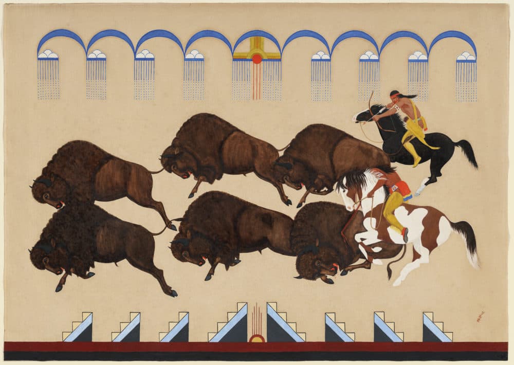 Figurines & Knick Knacks Collectibles Bison Buffalo Whole Body Painting ...