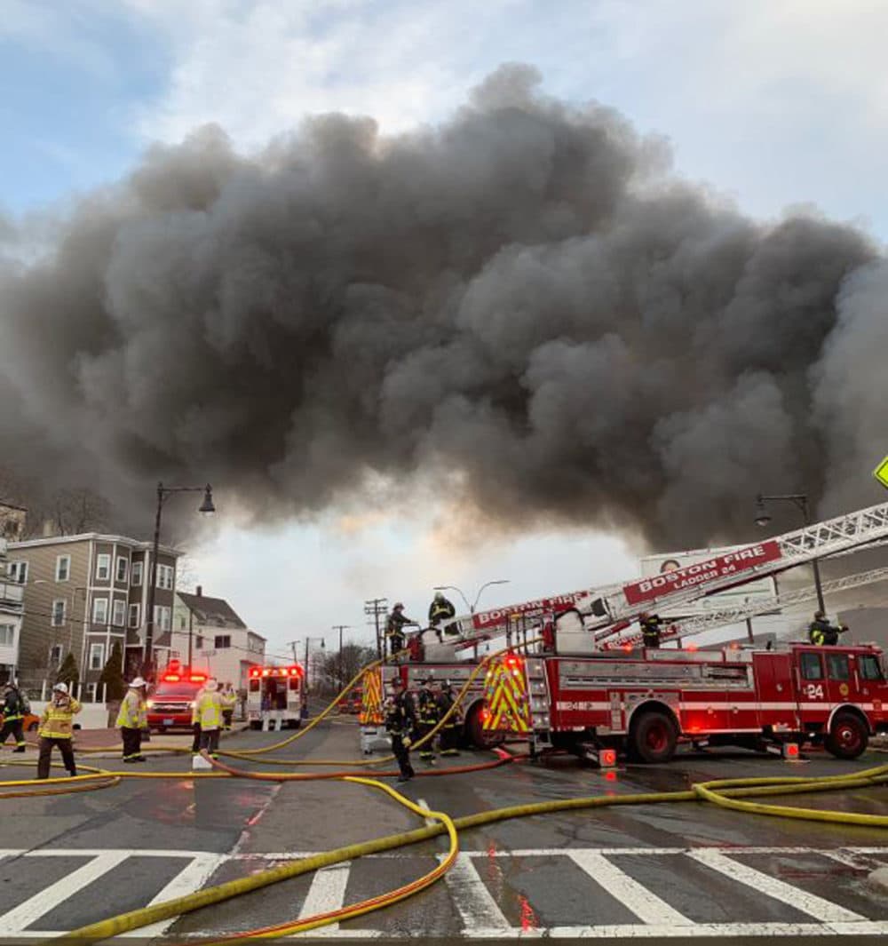 Firefighters Battle Massive Fire In East Boston | WBUR News