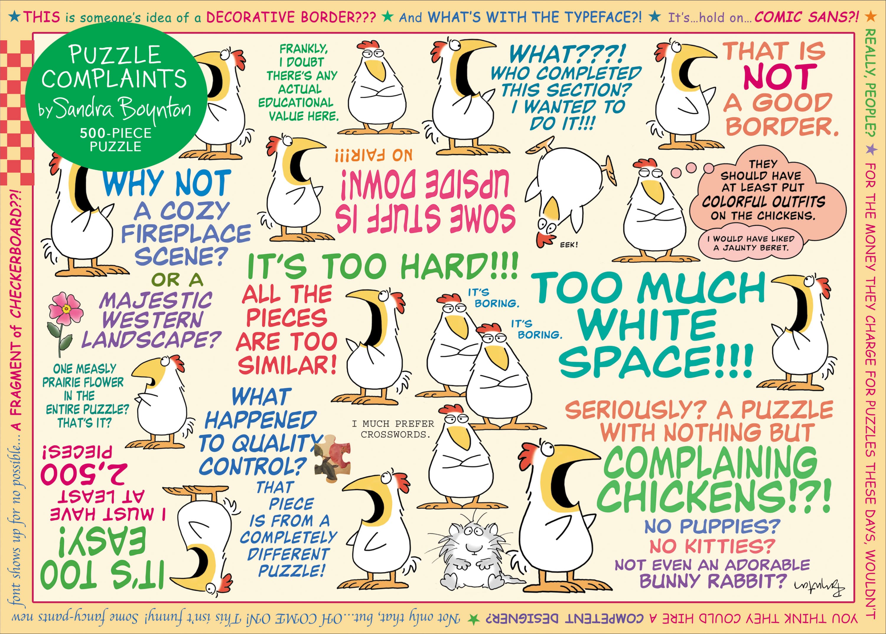 Hidden Cows And Complaining Chickens Populate Cartoonist Sandra Boynton 